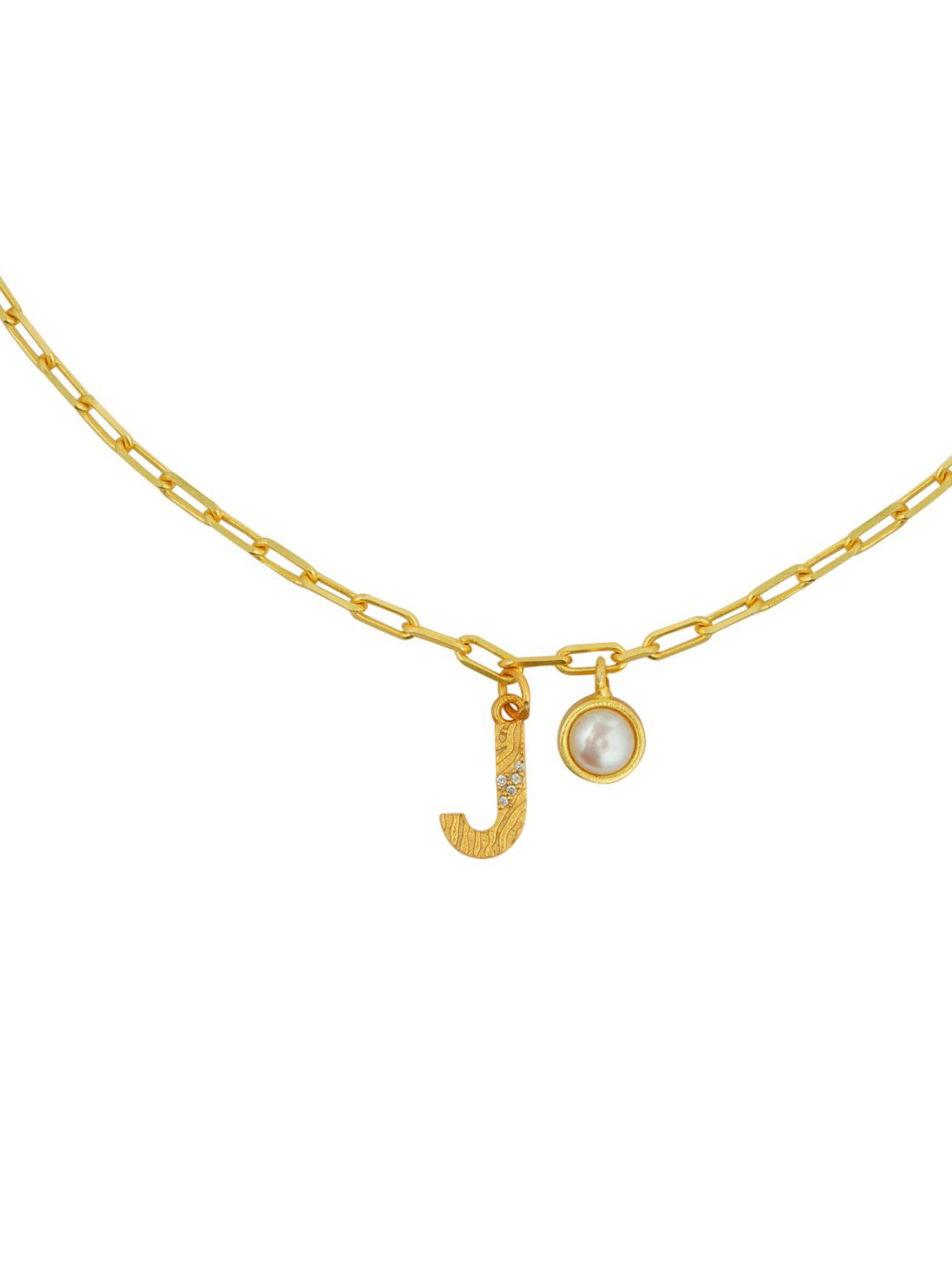 Letter J Necklace – PROJECTTETEATETE